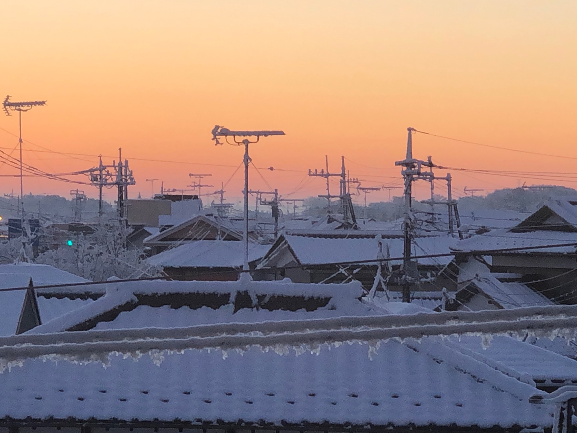 The First Heavy Snowfall In Four Years